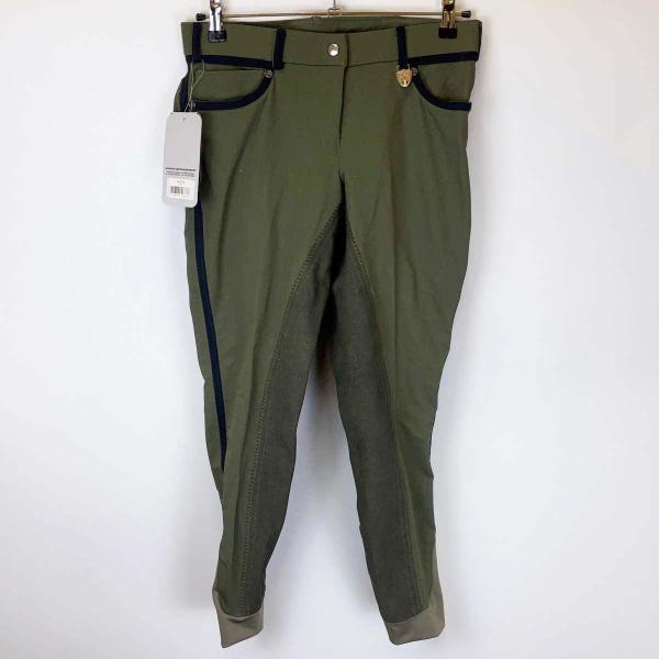 [ブランド] HKM Lauria Garrelli ローリア ギャレリィ[タイプ] キュロット パンツ フルシート D20[対象] レディース[型番] 53475700[カラー] グリーン[総丈] 約86cm[ウエスト] 約38cm[裾幅...