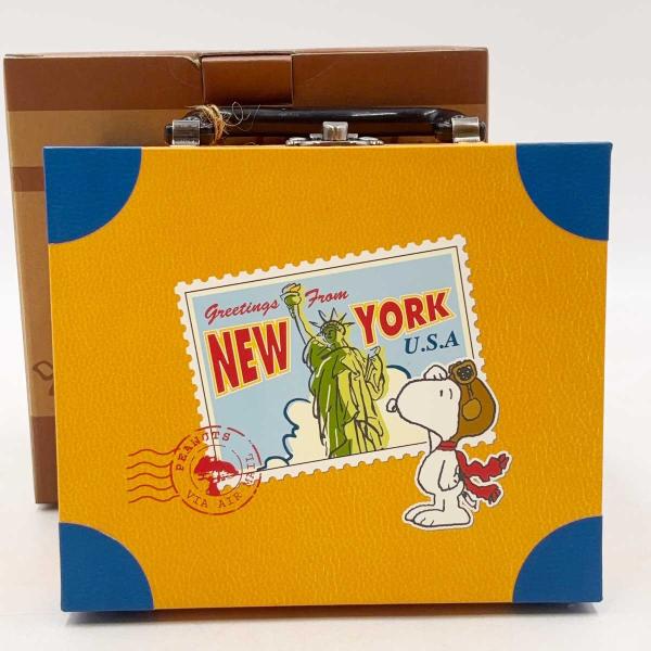 [タイプ] スヌーピー オルゴール  ミュージックトランク 「Because I Love You」 ニューヨーク NEW YORK[状態] 未使用保管品