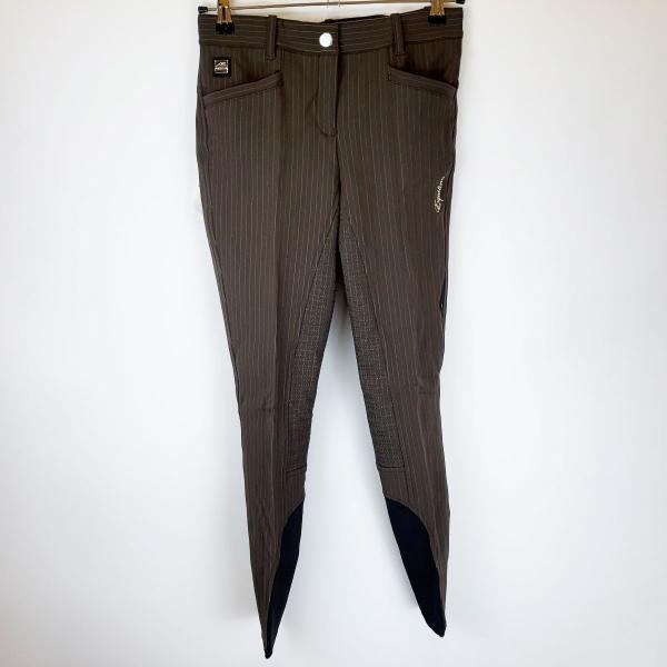 [ブランド] エクイライン EQUILINE[タイプ] PANTALONE フルグリップ キュロット[表記サイズ] 42[対象] レディース[型番] N08712[カラー] ブラウン[総丈] 約91cm[ウエスト] 約36cm[裾幅] 約1...