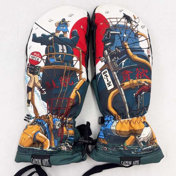 [ブランド] SALMON ARMS × STAY HUNGRY[タイプ] ミトングローブ[表記サイズ] M[状態] 多少使用感はあり、少し汚れがみられます。