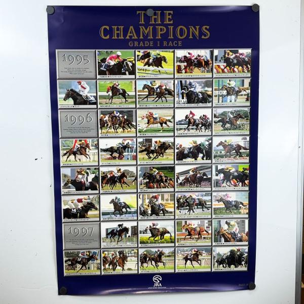 [タイプ] 1995 1996 1997 GI CHAMPIONS ポスター B2[状態] 保管中についたしわが少しみられますが、目立ったダメージはありません。