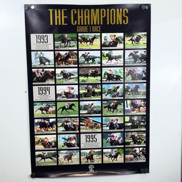 [タイプ] 1993 1994 1995 GI CHAMPIONS ポスター B2[状態] 未使用保管品。保管中についたしわが少しみられますが、目立ったダメージはありません。