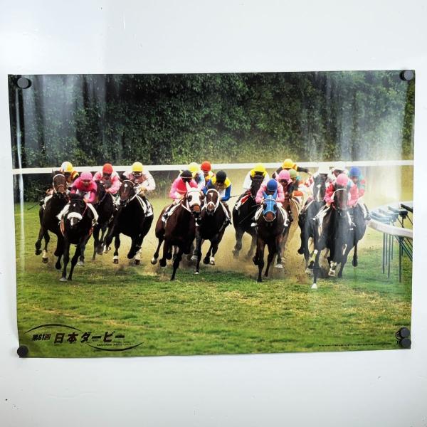 [タイプ] 第61回 日本ダービー ポスター B2  ナリタブライアン エアダブリン ヤシマソブリン 4コーナー[状態] 未使用保管品。保管中についたしわが少しみられますが、目立ったダメージなどありません。