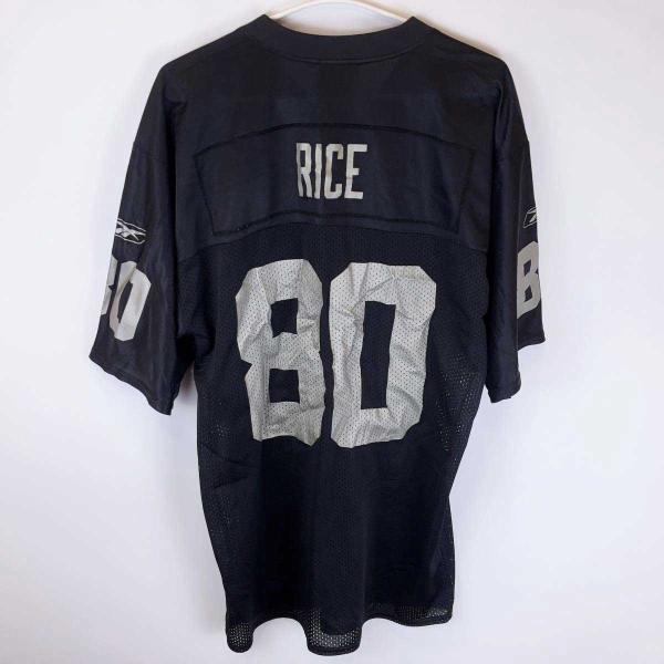 [ブランド] リーボック[タイプ] NFL 49ers サンフランシスコ フォーティナイナーズ ユニフォーム ジャージ #80  RICE ジェリーライス[表記サイズ] M[生産国] 中国[身幅] 約53cm[着丈] 約78cm[状態] 使...