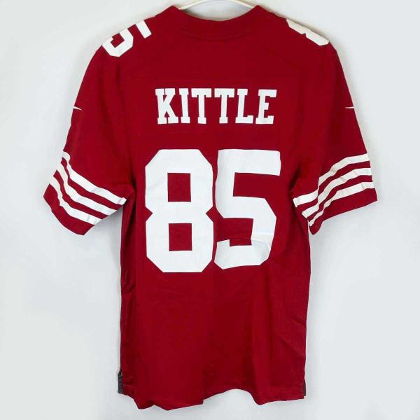[ブランド] ナイキ[タイプ] NFL 49ers サンフランシスコ フォーティナイナーズ ユニフォーム ジャージ #85 KITTLE ジョージ・キトル[表記サイズ] S[生産国] インドネシア[身幅] 約50cm[着丈] 約76cm[状...