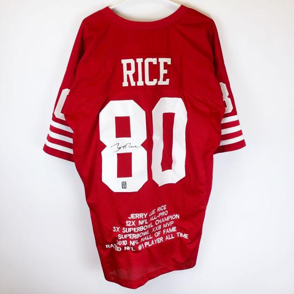 [タイプ] NFL 49ers サンフランシスコ フォーティナイナーズ ユニフォーム ジャージ #80  RICE ジェリーライス[表記サイズ] XL[生産国] フィリピン[身幅] 約67cm[着丈] 約83cm[状態] 多少の使用感があり...