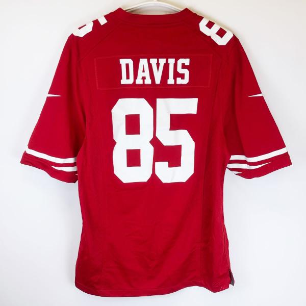 [ブランド] ナイキ[タイプ] NFL 49ers サンフランシスコ フォーティナイナーズ ユニフォーム ジャージ #85 DAVIS ヴァーノン・デイビス[表記サイズ] S[生産国] ホンジュラス[身幅] 約52cm[着丈] 約77cm[...