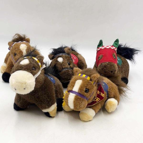 [ブランド] AVANTI アバンティー[タイプ] JRA 競走馬 ぬいぐるみ 25cm ダイタクリーヴァ マヤノトップガン サクラバクシンオー[状態] 使用感があり、汚れがみられます。