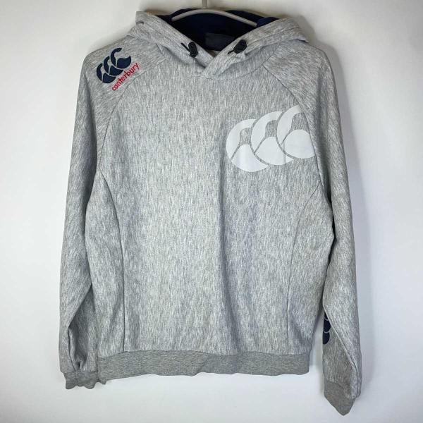[ブランド] カンタベリー[タイプ] TRAINING SWEAT HOODY トレーニングスウェットフーディ[表記サイズ] M[型番] RG45516[カラー] グレー[身幅] 約61cm[着丈] 約52cm[裄丈] 約82cm[状態] ...
