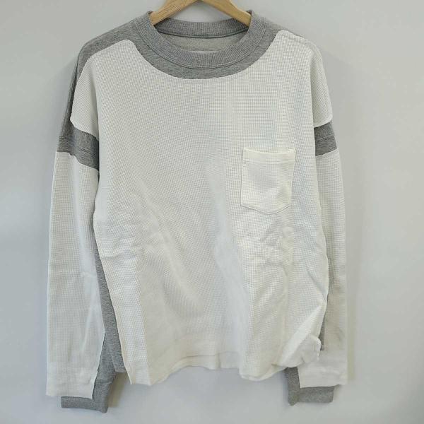 [ブランド] FACETASM[タイプ] LAYERD WAFFLE SWEAT[対象] メンズ[型番] TOF-SW-M01[カラー] ホワイト[身幅] 約65cm[着丈] 約71cm[状態] 　未使用品