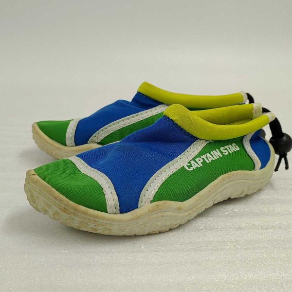 [ブランド] キャプテンスタッグ[タイプ] Jr マリンシューズ NEO-2 サイズJS (16-18cm)[対象] ジュニア[状態] 　使用感が感じられ、ある程度の汚れがあります。
