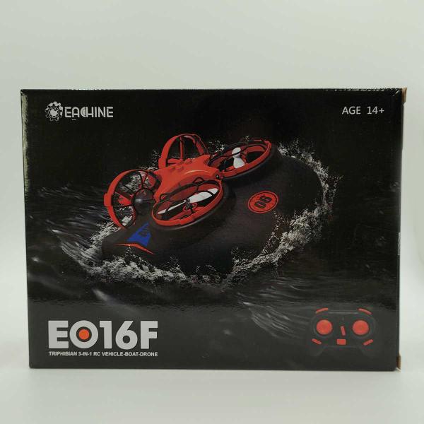 [ブランド] Eachine[タイプ] E016F 3イン1 EPPフライングエアボートランドドライビングモード取り外し可能RCクアドコプターRTF[状態] 　未使用品(箱に多少汚れやダメージがあります。)