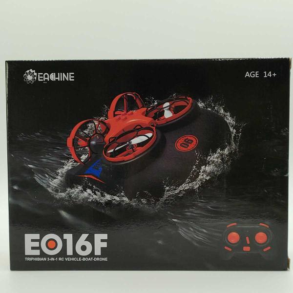 [ブランド] Eachine[タイプ] E016F 3イン1 EPPフライングエアボートランドドライビングモード取り外し可能RCクアドコプターRTF[状態] 　未使用品(箱に多少汚れやダメージがあります。)