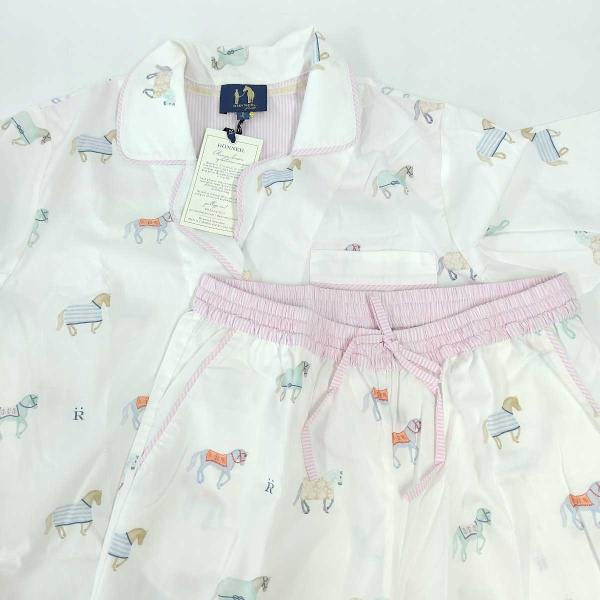 [ブランド] ロナー RONNER[タイプ] ニット 部屋着 パジャマ ジャケット パンツ セットアップ[対象] レディース[身幅] 約54.5cm[着丈] 約71.5cm[総丈] 約100cm[袖丈] 約60.5cm[肩幅] 約42cm[...