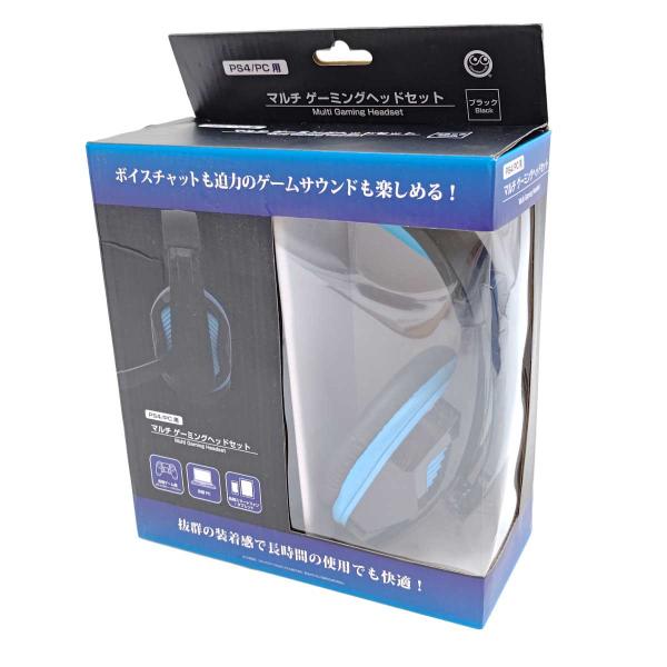 [ブランド] コロンバスサークル Columbus Circle[タイプ] マルチ ゲーミングヘッドセット PS4/PC用[型番] CC-P4MGH-BK[状態] 未使用品(検品のため開封済。画像のように一部亀裂がみられます。)