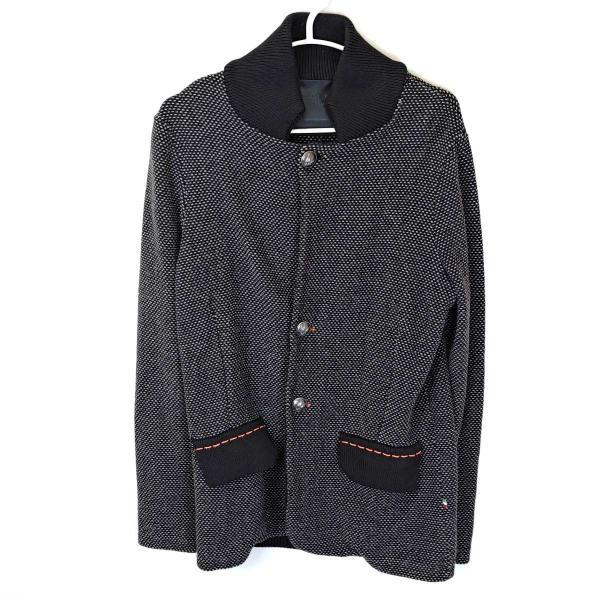 [ブランド] PHILIPP PLEIN HOMME フィリッププレイン[タイプ] ボタン ダウン ウール ジャケット[表記サイズ] S[対象] メンズ[カラー] ブラック[身幅] 約47cm[着丈] 約74cm[袖丈] 約67cm[肩幅]...