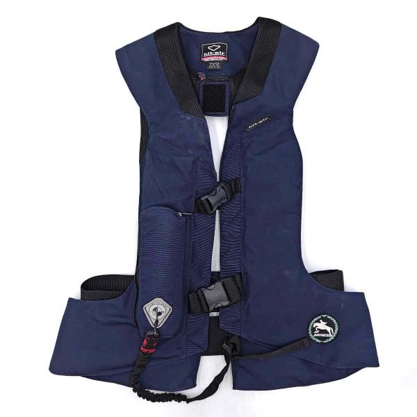 [ブランド] ヒットエアー[タイプ] H-Model H-L 乗馬プロテクター エアバッグ ベスト 2XL-4XL[カラー] ネイビー[状態] 多少汚れがありますが、大きなダメージなどみられません。