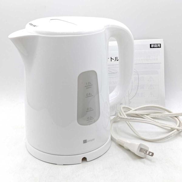 [タイプ] ニトリ 電気ケトル 1L ホワイト 電気ポット DN362 2023年製[状態] 使用感や汚れはありますが、目立ったダメージは特にみられません。動作確認済み。