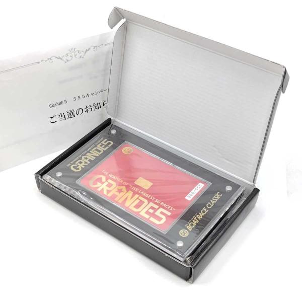 [タイプ] 555キャンペーン ボートレース 純金 インゴット K24 1g オリジナルカード[状態] 未使用品(箱に少し汚れやスレがみられます。)