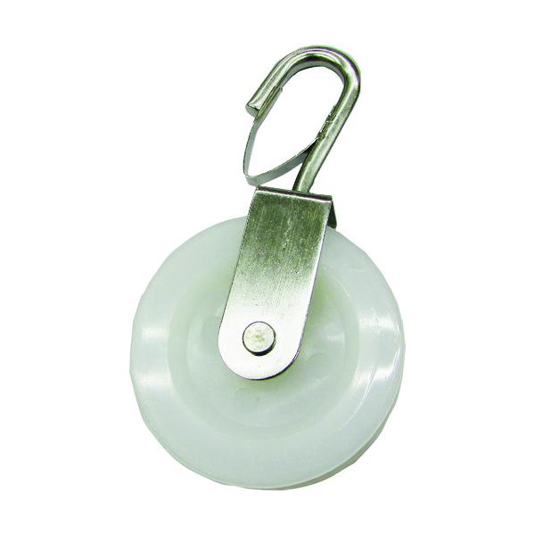 ★商品合計金額3000円(税込)以上送料無料★小型・軽量の滑車です。●発注コード／１５４−２７５６●用途／ロープ用調整滑車として。●適用ロープ径／−径９（ｍｍ）●Ｂ／１９（ｍｍ）●Ｌ／１２６（ｍｍ）●全長／１２６（ｍｍ）●Ｗ／６６（ｍｍ）●...