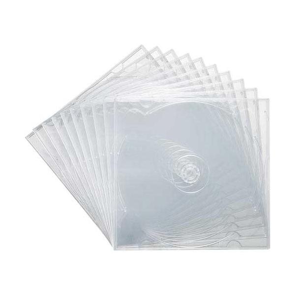 ★商品合計金額3000円(税込)以上送料無料★薄さ約５ｍｍと従来のＣＤケースの約半分の省スペースにメディアを２枚収納できる、割れにくいソフトタイプのＢｌｕ−ｒａｙ／ＤＶＤ／ＣＤケース。●材質／ＰＰ●入数／１０●重量／約２６ｇ１枚あたり●ディ...