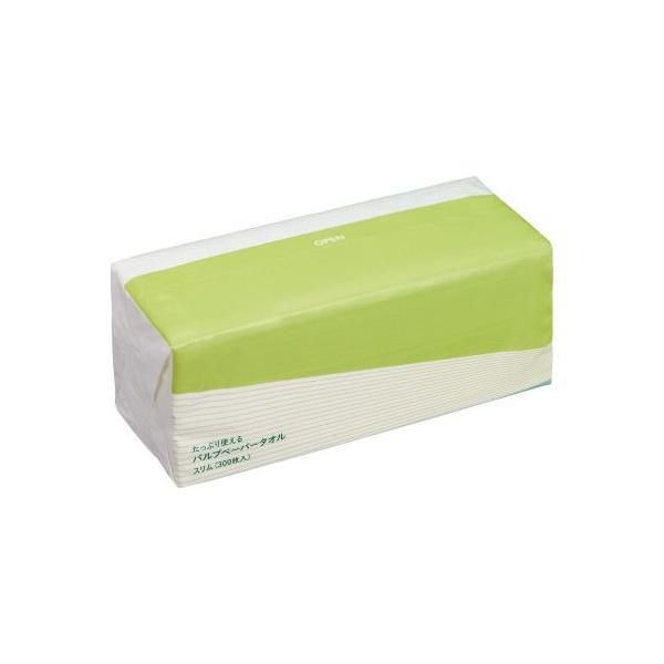 ★商品合計金額3000円(税込)以上送料無料★たっぷり３００枚入りで取り換えの手間が省けるペーパータオル！パルプ１００％でやわらかな拭き心地。スリムサイズだからトイレなどのせまい場所にも置けます。●サイズ／スリムサイズ●シート寸法／２２０×...