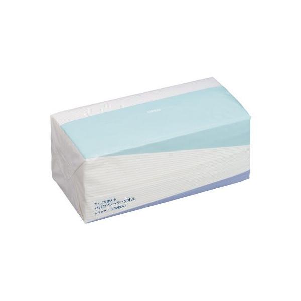 ★商品合計金額3000円(税込)以上送料無料★たっぷり３００枚入りで取り換えの手間が省けるペーパータオル！パルプ１００％でやわらかな拭き心地。使いやすいレギュラーサイズです。●サイズ／レギュラーサイズ●シート寸法／２２０×２１５ｍｍ●パック...