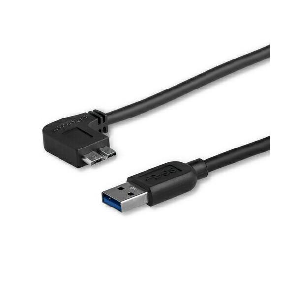 ★商品合計金額3000円(税込)以上送料無料★柔軟なスリムＵＳＢケーブル！引き回しやすいＬ型のＭｉｃｒｏ−ＵＳＢコネクタです。●コネクタスタイル／ストレート・左向き●米国ワイヤゲージ規格（ＡＷＧ）／２６／３２ＡＷＧ●色／ブラック●ケーブル長...