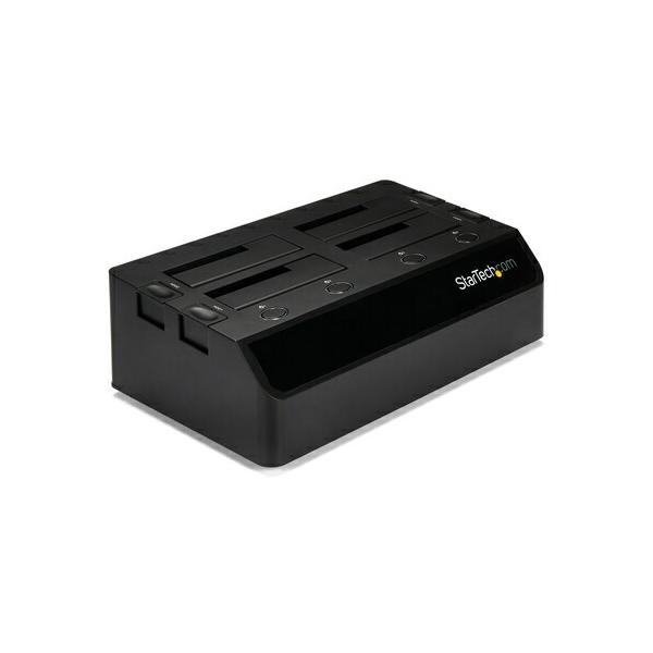 ★商品合計金額3000円(税込)以上送料無料★効率的なドライブ管理に！ＵＳＢ接続の４ベイＨＤＤドックです。●デバイス接続コネクタ／ＳＡＴＡデータ＆電源コンボ（７＋１５ピン）●ホスト接続コネクタ／ＵＳＢＴｙｐｅ−Ｂ（９ピン）ＵＳＢ３．０●対応...