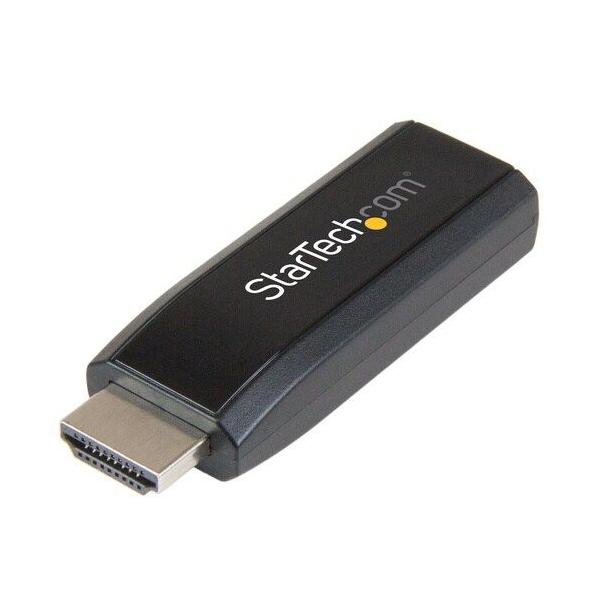 ★商品合計金額3000円(税込)以上送料無料★音声にも対応！ＨＤＭＩデバイスをＶＧＡモニタに接続するアダプタです。●コネクタＡ／ＨＤＭＩ（１９ピン）●コネクタＢ／３．５ｍｍミニジャック（３極）、ＶＧＡ（１５ピン、高密度Ｄ−Ｓｕｂ）●アクティ...