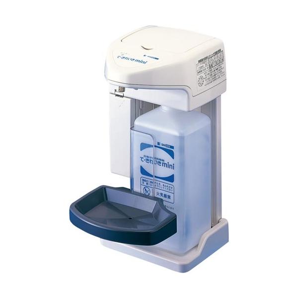 ★商品合計金額3000円(税込)以上送料無料★自動手指消毒器　コンパクト設計で狭い場所でも設置可能●外形寸法／幅１５３×奥行１７３×高さ２９７ｍｍ　●噴霧方式／圧力ポンプ式　●噴霧量／０．７５ｍｌ（１、２、３、４ｍｌの５段階）●タンク容量／...