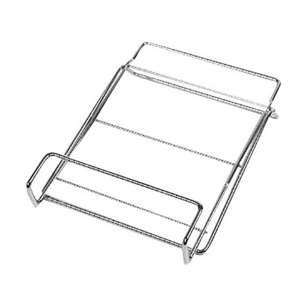 ★商品合計金額3000円(税込)以上送料無料★折りたたみできるので持ち運びが簡単。いろんなサイズの本に対応できます。●種別／小●寸法／約幅１４０×奥行１６５×高さ１６５ｍｍ●材質／スチール（クロムメッキ仕上げ）●生産国／中国●単位／１個●メ...