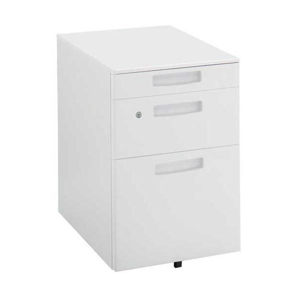 ★商品合計金額3000円(税込)以上送料無料★ワンランク上のコクヨ製。ラッチ付フルオープン下段引き出しのモバイルワゴン！新定番、人気のホワイト色。●種別／３段●カラー／ホワイト●外寸法／幅３９５×奥行６０２×高さ６００ｍｍ●天板厚さ／９ｍｍ...