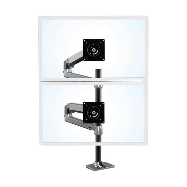 ★商品合計金額3000円(税込)以上送料無料★機能的で洗練されたＬＸアームシリーズは、モニターに柔軟性を与えるのに最適なアイテムです。長身ポールは、４０インチまでのモニターを取り付けることができます。●カラー／アルミ色●スクリーンサイズ／４...