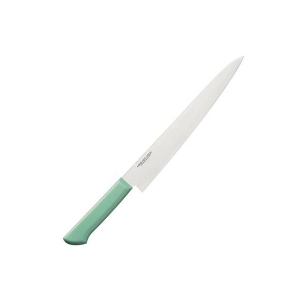 ★商品合計金額3000円(税込)以上送料無料★マスターコック抗菌カラーシリーズ。ＨＡＣＣＰ対応。切れ味の良い一品です。ハンドルカラーは６色有り。肉類、魚介類、野菜、果実、パン類、加工済食品など食品別に利用できるので衛生管理できます。●刃身／...