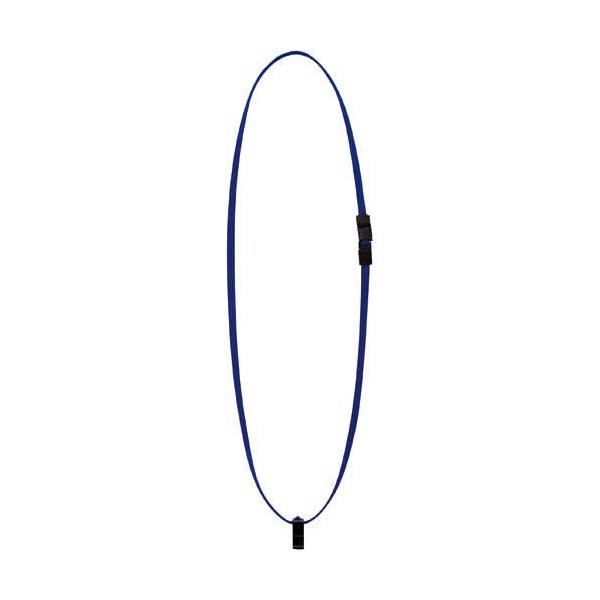 ★商品合計金額3000円(税込)以上送料無料★脱着なしのシンプルストラップ。表示面が裏返りにくいパーツ形状。価格で選ぶならこのタイプ！●カラー／青●ひも寸法／幅８ｍｍ×約９０ｃｍ●材質／ひも：再生ＰＥＴ、フック：ＰＯＭ、事故防止パーツ・調節...