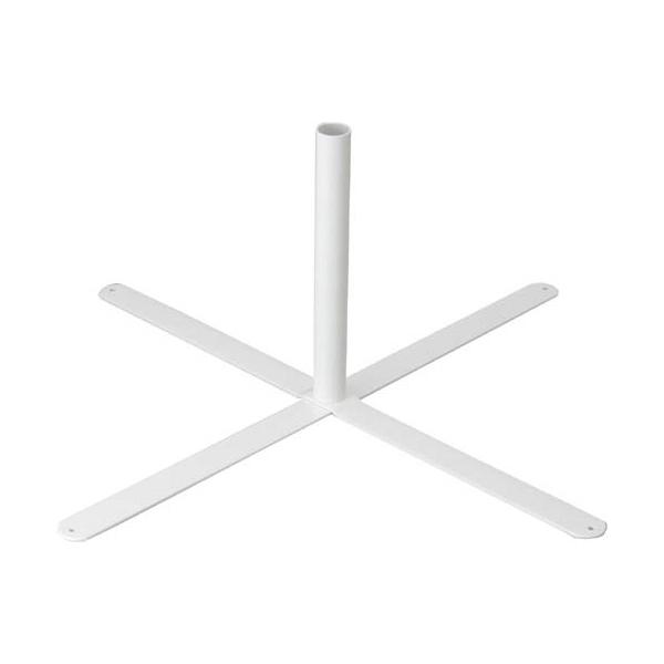 ★商品合計金額3000円(税込)以上送料無料★足元スッキリ、屋内向きののぼりポールスタンド。組み立て式でコンパクト収納できます。●カラー／ホワイト●寸法／パイプ：内径２６×高さ２５０ｍｍ、台座：幅６００×６００ｍｍ●パイプ内径／２６ｍｍ●質...