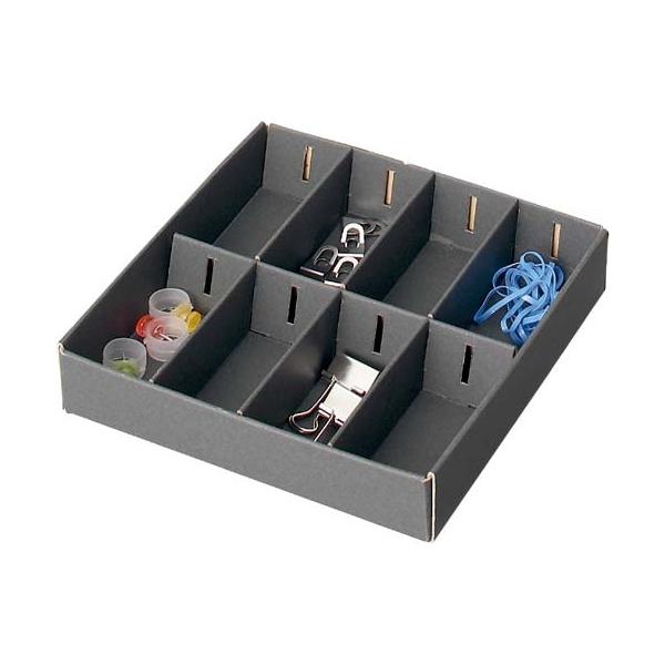 ★商品合計金額3000円(税込)以上送料無料★細かく分類ができる、引き出し収納ＢＯＸです。定位置を決めることで整理整頓できます。●サイズ／１５ｃｍ角●寸法／幅１５０×奥行１５０×高さ３０ｍｍ●材質／美粧ダンボール●仕切枚数／タテ用１枚ヨコ用...