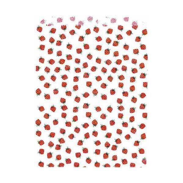 ★商品合計金額3000円(税込)以上送料無料★可愛い柄入の紙袋で、ラッピングギフトや小物の小分け袋として最適です。●サイズ／２号●カラー／いちご柄●寸法／タテ２３５×ヨコ１８０ｍｍ●坪量／３５ｇ／平方メートル●材質／紙●紙厚／純白３５ｇ／ｍ...