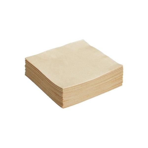 ★商品合計金額3000円(税込)以上送料無料★無漂白タイプのナプキンです。●寸法／展開サイズ：２５０×２５０ｍｍ、折り畳みサイズ：約１２５×１２５ｍｍ●材質／パルプ１００％●生産国／日本●種別／４ツ折●単位／１セット（１００枚入×１０）●メ...