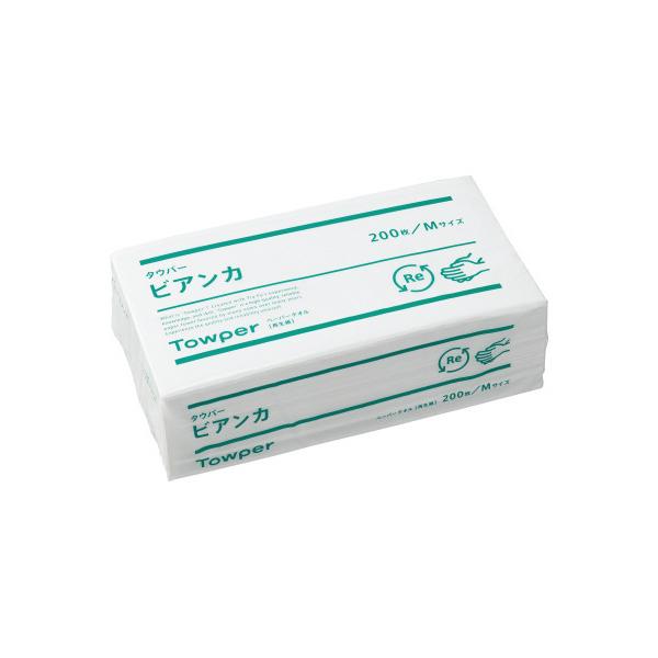 ★商品合計金額3000円(税込)以上送料無料★１枚でしっかり拭ける、破れにくいハードタイプ！タウパーシリーズのレギュラーサイズ。白さにこだわった再生紙。●シート寸法／２２０×２３０ｍｍ●パック寸法／２２０×１１５×７０ｍｍ（１個）●箱寸法／...