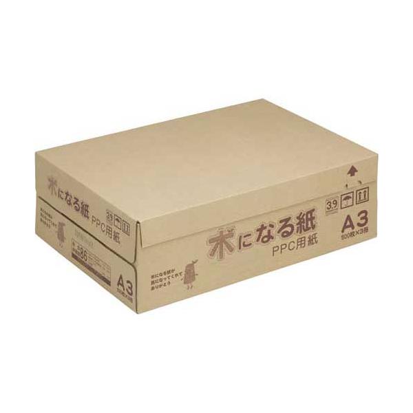 ★商品合計金額3000円(税込)以上送料無料★間伐材の利用による林業・山村の活性化、カーボンオフセット付で温暖化対策に貢献！さらに、Ａ３サイズ１箱お買い上げで約６２円が森林所有者に還元され、森林育成にも貢献できます。●サイズ／Ａ３●紙厚／約...