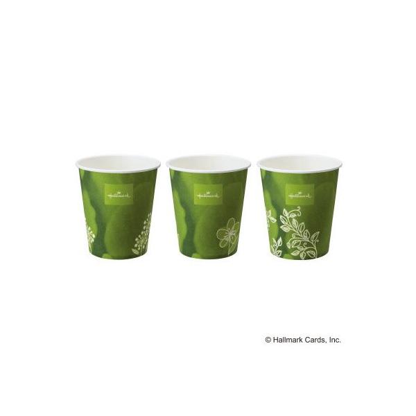 ★商品合計金額3000円(税込)以上送料無料★紙コップの向きがわかるように箱デザインをリニューアル！紙コップの口に触れにくいので衛生的に取り出せます。グリーティングカードで有名なホールマーク社の柄紙コップ。自然なモチーフが爽やかなデザイン●...
