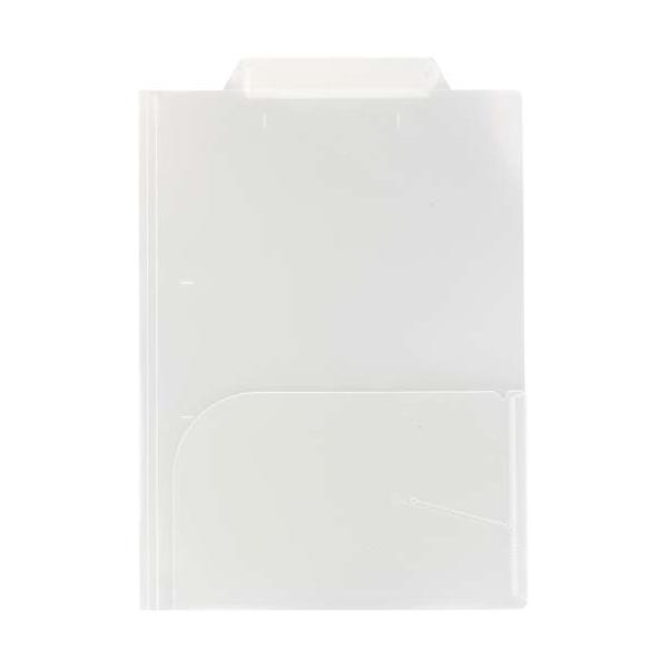 ★商品合計金額3000円(税込)以上送料無料★Ａ４ヨコ置き見開き、中央に見出しがついているタイプです。マチ幅最大２０ｍｍで収納力もバツグン。●寸法／縦３１０×横２３０ｍｍ、マチ幅：最大２０ｍｍ、内側ポケット２ヶ所●厚さ／０．２ｍｍ●カラー／...