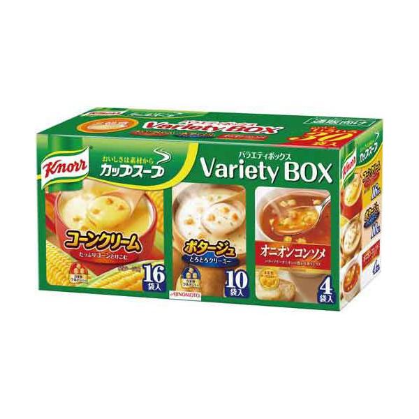 ★商品合計金額3000円(税込)以上送料無料★スープに最適な品質の野菜やミルクなどをふんだんに使った、なめらかでコクのある良質なスープです。●種別／バラエティボックス●セット内容／コーンクリーム×１６食、ポタージュ×１０食×オニオンコンソメ...