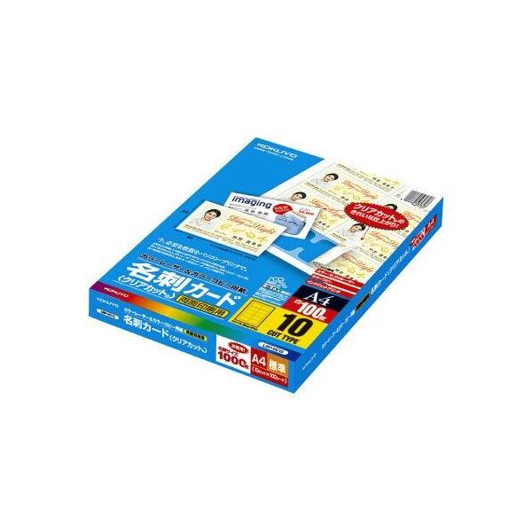 ★商品合計金額3000円(税込)以上送料無料★コクヨの定番名刺用紙！裏紙の四辺のふちがすでにカットされているので、切り口がギザギザにならずにキレイにはがせます。●メーカー名／コクヨ●種別／標準●商品名／名刺カードＡ４●カラー／ホワイト●印刷...