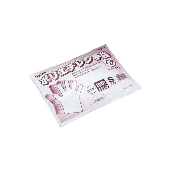 ★商品合計金額3000円(税込)以上送料無料★低価格な使い捨て手袋。●サイズ／Ｓ●使用面／左右両用●寸法／全長２７５×掌幅１２５×中指長さ７２ｍｍ●厚み／約０．０１８ｍｍ●材質／低密度ＰＥ●全長／２７５ｍｍ●厚さ／特薄手●仕様／型押しエンボ...