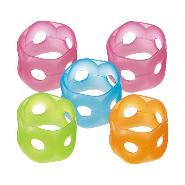 ★商品合計金額3000円(税込)以上送料無料★親指用として使えるＬサイズです。人気の４色をカラーミックス。柔らかく、伸縮性に優れたシリコンゴム素材なので、指にしっかりフィットし、紙のめくりやすさも抜群です。●種別／Ｌ●カラー／ブルー、グリー...