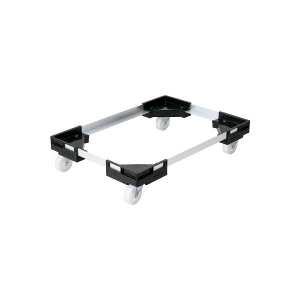 ★商品合計金額3000円(税込)以上送料無料★屋内で使うなら移動がスムーズな樹脂タイヤがオススメ！●外寸法／幅６８４ｘ奥行４７５ｘ高さ１４３ｍｍ●キャスター寸法／直径７５ｍｍ●質量／約２８５８ｇ●材質／コーナーパーツ：ＰＰ、Ｌアングル：アル...