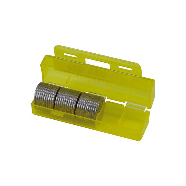 ★商品合計金額3000円(税込)以上送料無料★内側の仕切りに工夫あり！ケース内でのコインの飛散をしっかり防止。コイン別に色分けされているから管理もラクラク。●寸法／幅９４×奥行３１×高さ２６ｍｍ●質量／１４ｇ●材質／ＰＰ●カラー／イエロー●...